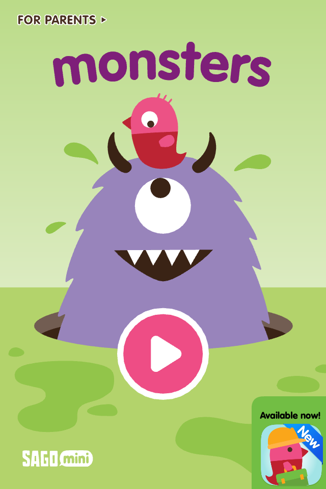 Sago Mini Monsters by Sago Sago – Smart Kids' Apps